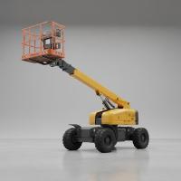 China STL-22J Telescopic Boom Lift Aerial Work Platform 300 460KG Load Four Wheel Drive for sale