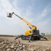 China STL-22JC Crawler Chassis Telescopic Boom Lift with Automatically Self Leveling System for sale