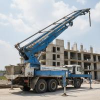 China Used Zoomlion ZLK24X42 56m Boom Concrete Pump Truck Conveying Capacity for sale