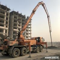 China Used Sany 370C-10 Concrete Pump Truck With 56 Meters Boom Length For Construction for sale