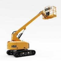 China STL-19JC Crawler Belt Drive Telescopic Boom Lift Aerial Work Platform 250KG Standard Load for sale