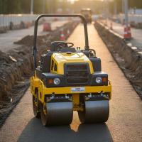 China Articulated Double Drum Vibratory Roller 40kn Excitation Force 1200mm Steel Wheel Width for Narrow Construction Areas for sale