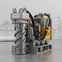 China HC84 High Speed Hydraulic Rammer Impact Energy for Large Public Facilities & Highway Foundations for sale