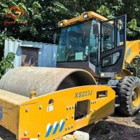 China Used XCMG XS223J 22 Ton Single Drum Road Roller 36 kW Engine and Dual-Frequency Vibration for sale