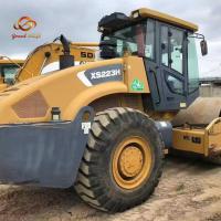 China Used XCMG XS223H 22-ton Hydraulic Single Drum Compactor Roller 40kW Power for sale