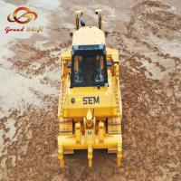 China SEM 818F Yellow Crawler Bulldozer For Dry Land And ROPS/FOPS Certified Cabin, for sale