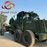 China Second-Hand XCMG GR215 Motor Grader 160 kW Comins Engine 5-25 Tires 3965X610 mm Blade for sale