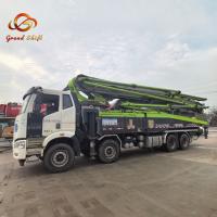 China Second Hand Zoomlion ZLJ5440THBJE 56m Boom Concrete Pump Truck with 180m³/h and 420 HP Engine for sale
