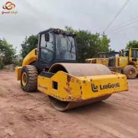 China Second Hand LIUGONG CLG6622E 22 Ton Single Drum Roller with Dual Frequency Vibration 40 kW Engine for sale