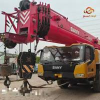 China Used SANY STC1000C5-5 100 Ton Truck Crane with 58m Boom and Intelligent Load Monitoring for sale