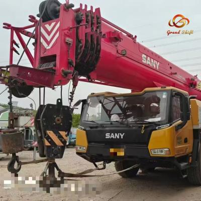 China Used SANY STC1000C5-5 100 Ton Truck Crane with 58m Boom and Intelligent Load Monitoring for sale