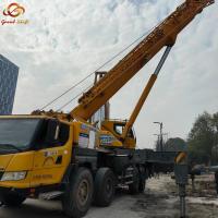 China Used XCMG 5485 80 Ton Truck Crane Used with Intelligent Load Moment Limiter and 20T Counterweight for Heavy Lifting for sale