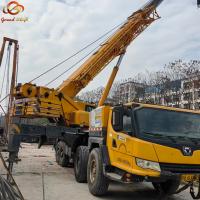 China Used XCMG 5485 80 Ton Truck Crane Used with Intelligent Load Moment Limiter and 20T Counterweight for Heavy Lifting for sale