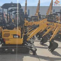 China TZ18 New Crawler Hydraulic Excavator with 1950kg 14.6kW Rated Power 0.05 m³ Bucket Capacity for sale