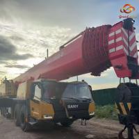 China Used SANY SAC1600T8 160 Ton All Terrain Crane with 80m 8-Section Boom for Heavy Lifting for sale