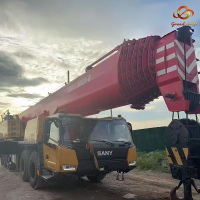China Used SANY SAC1600T8 160 Ton All Terrain Crane with 80m 8-Section Boom for Heavy Lifting for sale