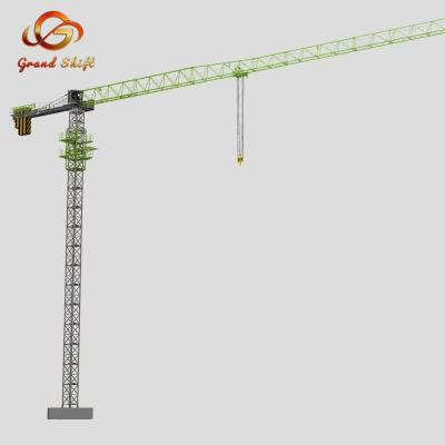 China Zoomlion WA6013-6F Flat Top Tower Crane with 60m Maximum Working Radius and 190m Maximum Hook Height for sale