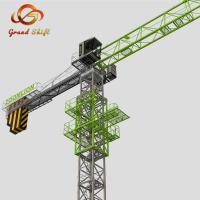 China Zoomlion WA6013-6F Flat Top Tower Crane with 60m Maximum Working Radius and 190m Maximum Hook Height for sale