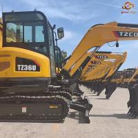 China Chinese Brand TZ36U New Crawler Hydraulic Excavator with 3900kg Operating Weight, 22.2 kW Rated Power, and 0.13 m³ Bucket Capacity for sale