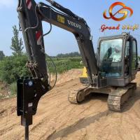 China Medium Duty Hydraulic Breaker Attachment With A 140mm Diameter Drill Rod for sale