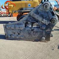 China Multi Purpose Steel Excavator Rock Breaker  With A 200mm Diameter Drill Rod for sale