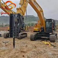 China Medium Duty Hydraulic Breaker Attachment With 175mm Diameter Drill Rod High Performance for sale