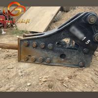 China Medium Duty Hydraulic Breaker Attachment With 175mm Diameter Drill Rod High Performance for sale