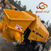 China SANY HBT80.18 Diesel Trailer Mounted Concrete Pump with 80m³/h Output 18 MPa Pressure for sale