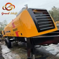 China SANY HBT80.18 Diesel Trailer Mounted Concrete Pump with 80m³/h Output 18 MPa Pressure for sale