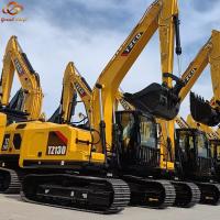 China TZ130 New Crawler Hydraulic Excavator with 14500kg Operating Weight, 96kW Rated Power, and 0.7m³ Bucket Capacity for sale