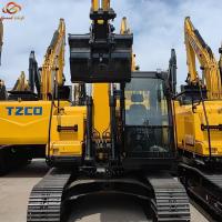 China TZ130 New Crawler Hydraulic Excavator with 14500kg Operating Weight, 96kW Rated Power, and 0.7m³ Bucket Capacity for sale