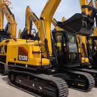 China TZ130 New Crawler Hydraulic Excavator with 14500kg Operating Weight, 96kW Rated Power, and 0.7m³ Bucket Capacity for sale