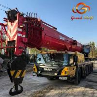 China Used SANY SAC1300T2 130 Ton Capacity All Terrain Truck Crane with 75m Boom Length for sale