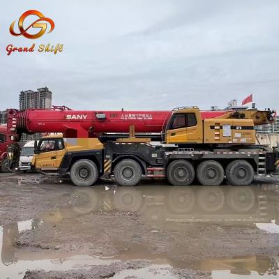 China Used SANY SAC1000T7 100 Ton Capacity All Terrain Mobile Truck Crane with 63m Main Boom Heavy Lifting Equipment for sale