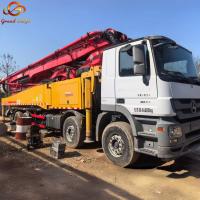 China SANY 56m Concrete Pump Truck with Mercedes-Benz Actros Chassis for sale