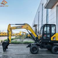 China Chinese Brand TZ60W New Wheeled Hydraulic Excavator with 60kg 35.9kW 0.18m³ Bucket Capacity for sale