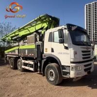 China Used 2021 Zoomlion 43X-5RZ-1 43m Boom Reach Concrete Pump Truck with 170m³/h Output for sale