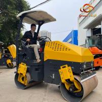 China New LX-3TR Double Drum Vibratory Road Roller 6kW Diesel Engine 5kN Exciting Force For Road Construction for sale