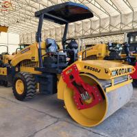 China KETE KS050J 5-ton Single Drum Road Roller with 30 Hz Vibration Frequency and Hydraulic Drive for sale