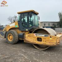 China Used XCMG XS223JE 22Ton Single Drum Vibratory Road Roller Compactor with 140kW Power for sale