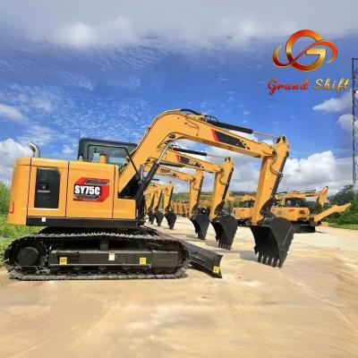 China SANY SY75C 7.5Ton Mini Hydraulic Excavator with High Efficiency and Low Fuel Cost for sale