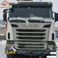 China 2013 Used Zoomlion 63m Concrete Pump Truck with Scania G470 Chassis for High Pumping Efficiency for sale