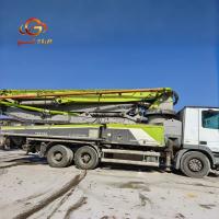 China 2017 Used Zoomlion 47m Boom Concrete Pump Truck on Mercedes-Benz Actros 3341 Chassis with Low Working Hours for sale