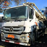 China 2011 Used Zoomlion 47m Boom Concrete Pump Truck with Mercedes-Benz Actros 3341 Chassis Ready to Work for sale