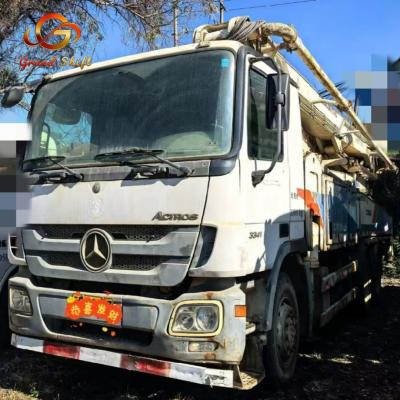 China 2011 Used Zoomlion 47m Boom Concrete Pump Truck with Mercedes-Benz Actros 3341 Chassis Ready to Work for sale