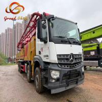 China Used 2020 SY 62m Concrete Pump Truck with 61.1m Vertical Reach 180 m³/h Output on Mercedes-Benz Chassis for sale