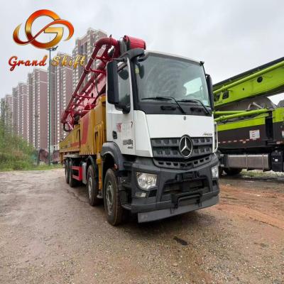 China Used 2020 SY 62m Concrete Pump Truck with 61.1m Vertical Reach 180 m³/h Output on Mercedes-Benz Chassis for sale