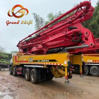China Used 2020 SY 62m Concrete Pump Truck with 61.1m Vertical Reach 180 m³/h Output on Mercedes-Benz Chassis for sale