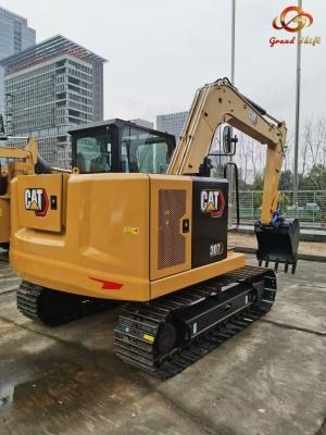 China CAT 307 7.5 tons Hydraulic Crawler Excavator with 36.5 kW（2400 rpm）Turbocharging Engine for sale