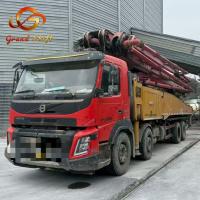 China Used SANY SYM5446THB 56m Boom Length Concrete Pump Truck with 180 m³/h Output on Vovo FM500 Chassis for sale